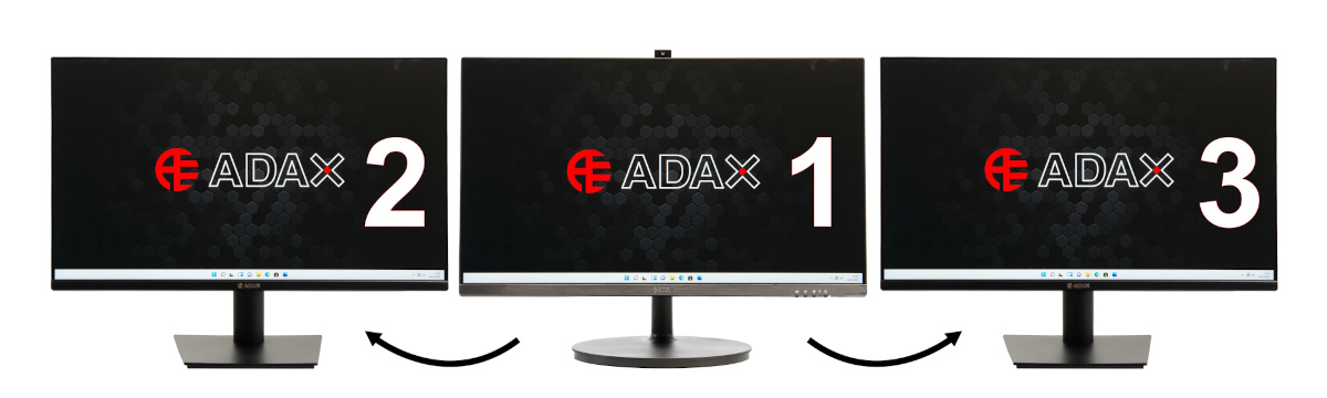 Komputer ADAX AIO 23,8'' WXPC12400 i5-12400 H610 8GB 500GB Win11Pro - ADAX